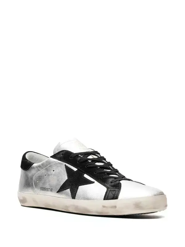 GOLDEN GOOSE Super-star Distressed Sneakers