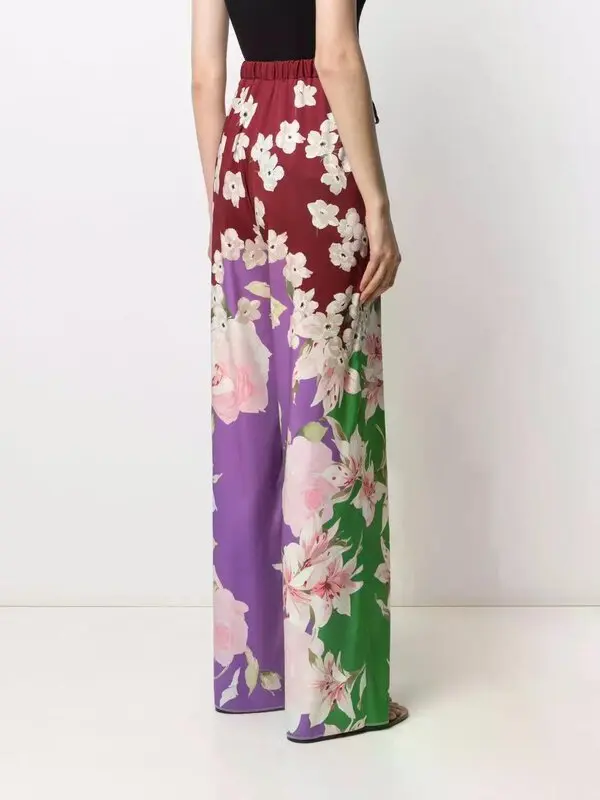 Valentino Garavani Floral-print Trousers