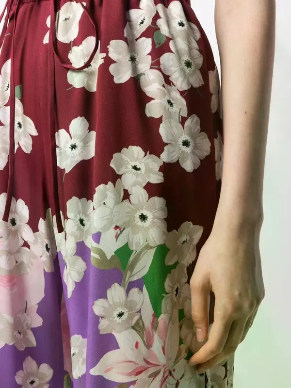 Valentino Garavani Floral-print Trousers