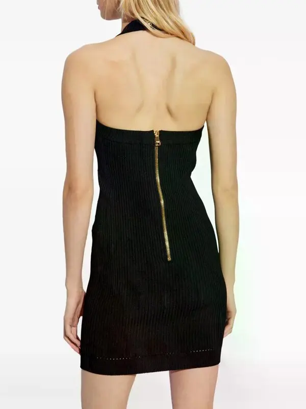 Balmain Ribbed Mini Dress