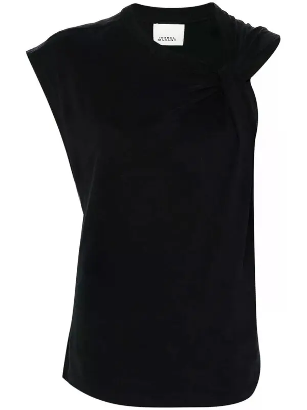 Isabel Marant Étoile Nayda Asymmetric T-shirt - Black