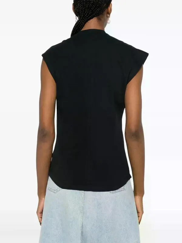 Isabel Marant Étoile Nayda Asymmetric T-shirt - Black