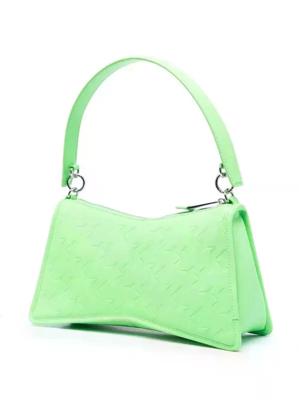 Karl Lagerfeld K/seven Monogram-debossed Shoulder Bag - Green
