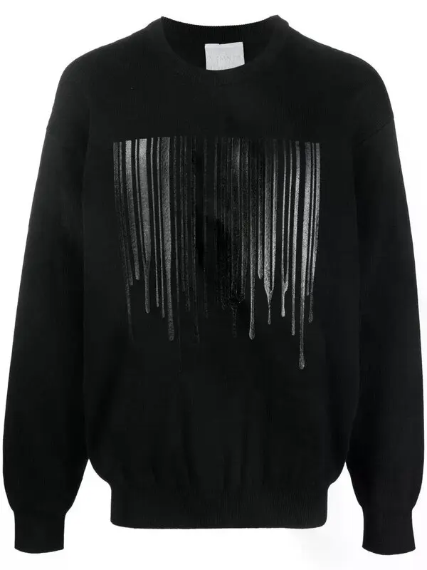 VTMNTS Logo-print Knit Sweater
