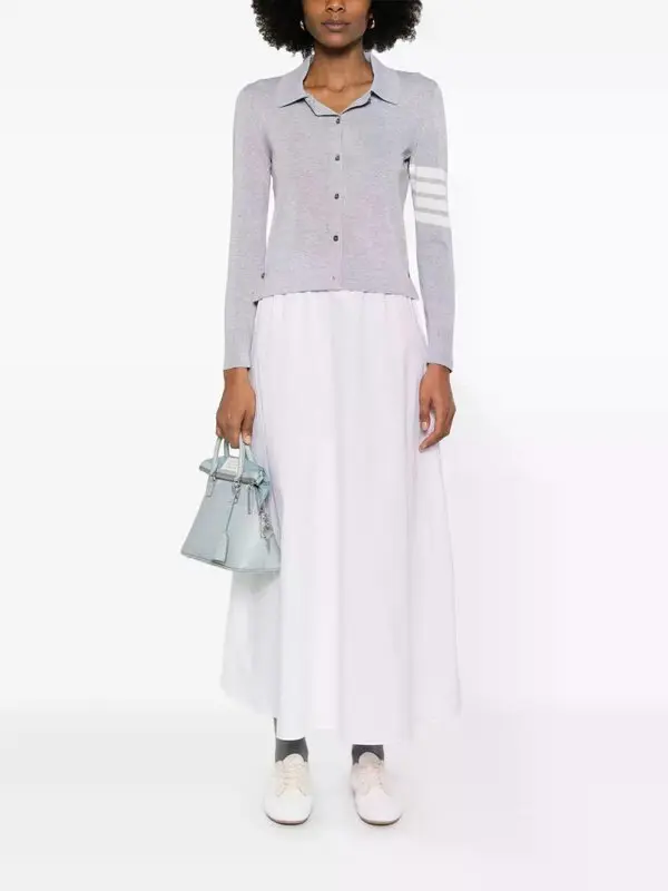 Thom Browne 4-bar Cotton Shirt - Grey