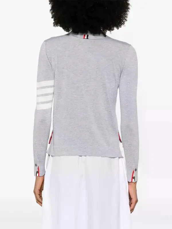 Thom Browne 4-bar Cotton Shirt - Grey