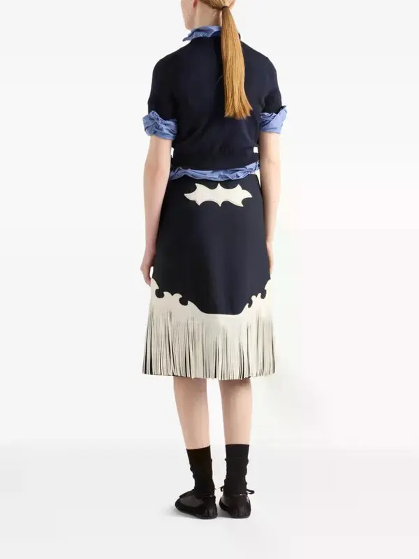 Prada V-neck Wool Top