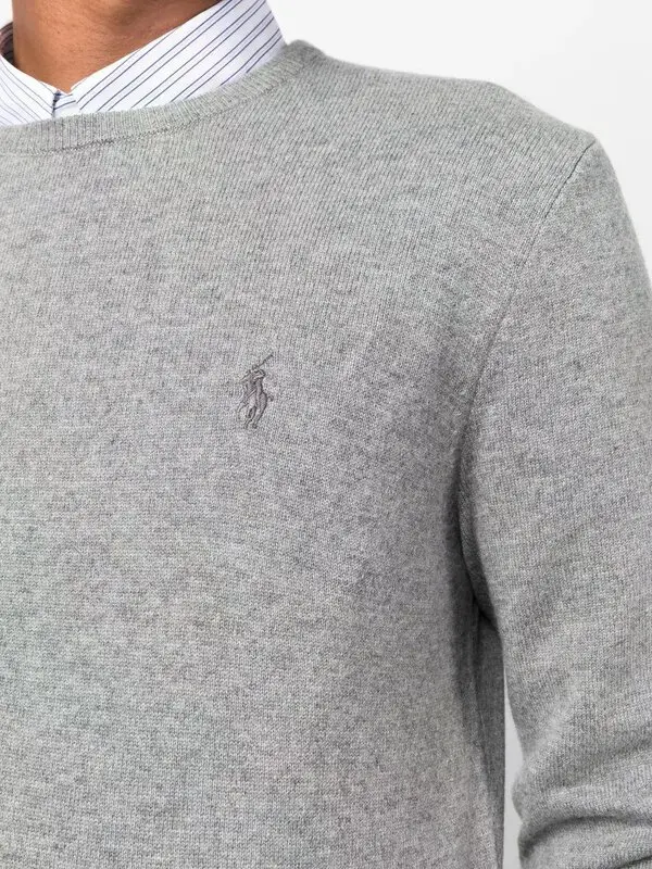 Polo Ralph Lauren Polo Pony Knit Jumper - Grey