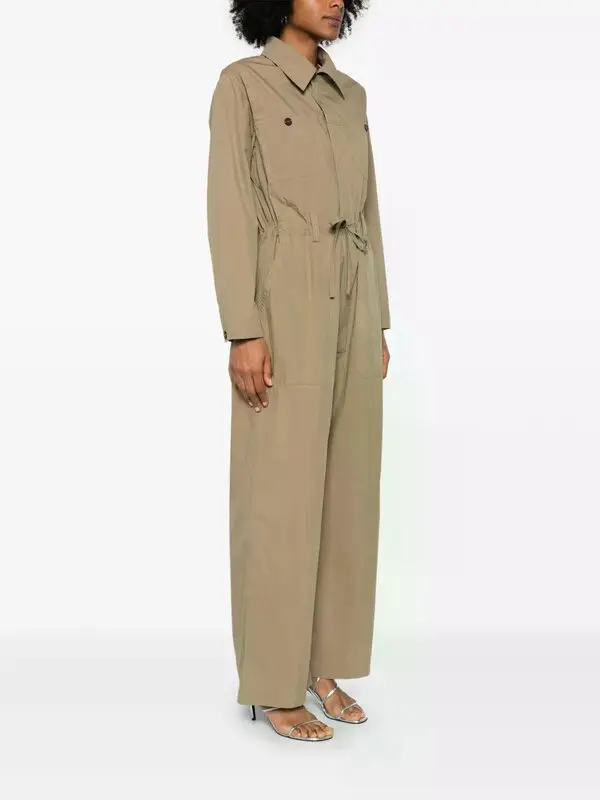 P.a.r.o.s.h Poplin Jumpsuit - Neutrals