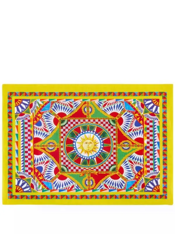 Dolce & Gabbana Placemat-napkin Set - Yellow