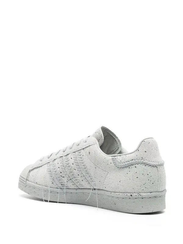 Y3 Superstar Exposed-seam Suede Sneakers