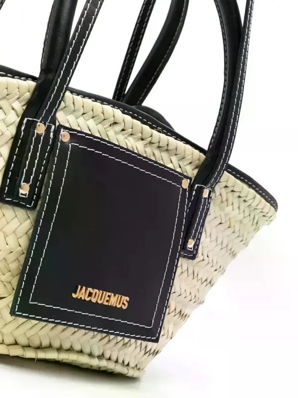 Jacquemus Small Soli Basket Bag - Neutrals