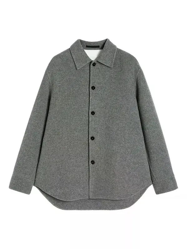 JIL SANDER Wool Jacket - Grey