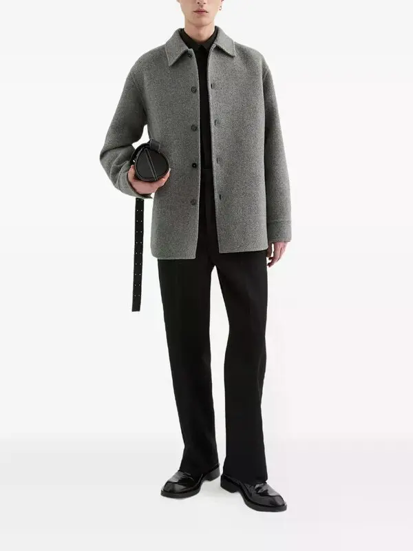 JIL SANDER Wool Jacket - Grey