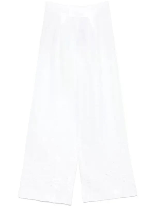 Ermanno Scervino Embroidered Trousers