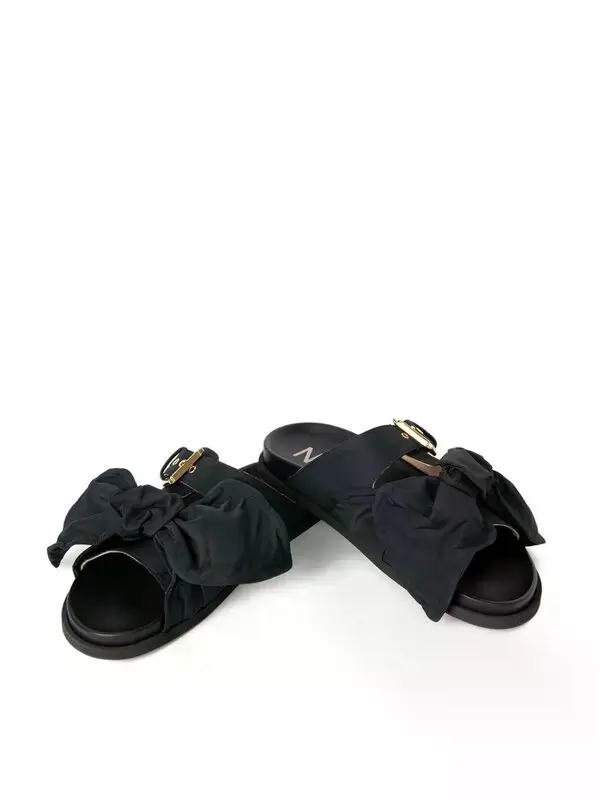 N°21 Bow-detail Sandals - Black