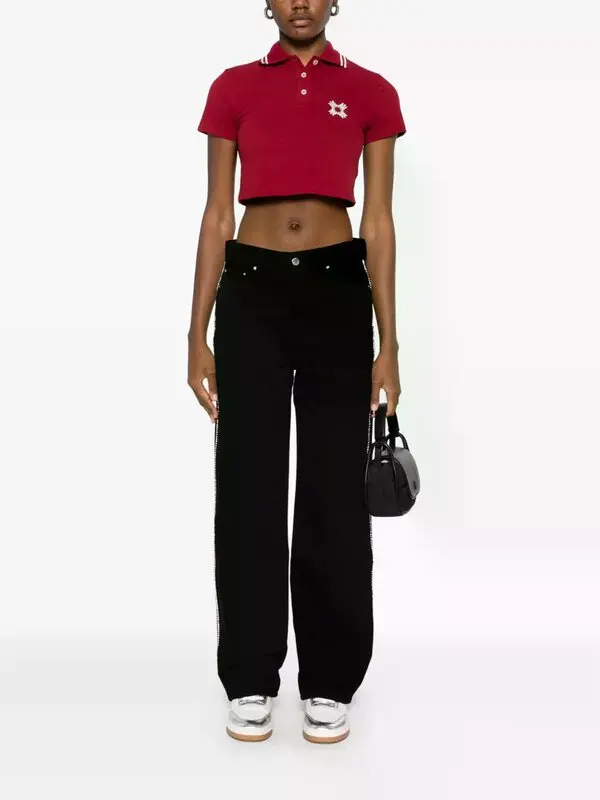 Amiri Crystal Stripe Jeans