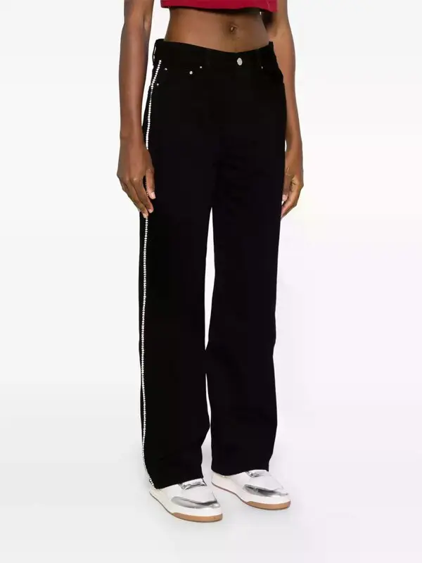 Amiri Crystal Stripe Jeans