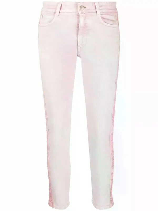 Stella McCartney Logo Tape Slim Jeans