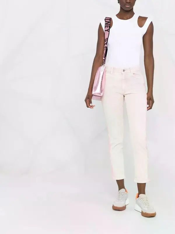 Stella McCartney Logo Tape Slim Jeans