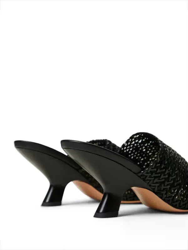 TWINSET Leather Mid-heel Sandals