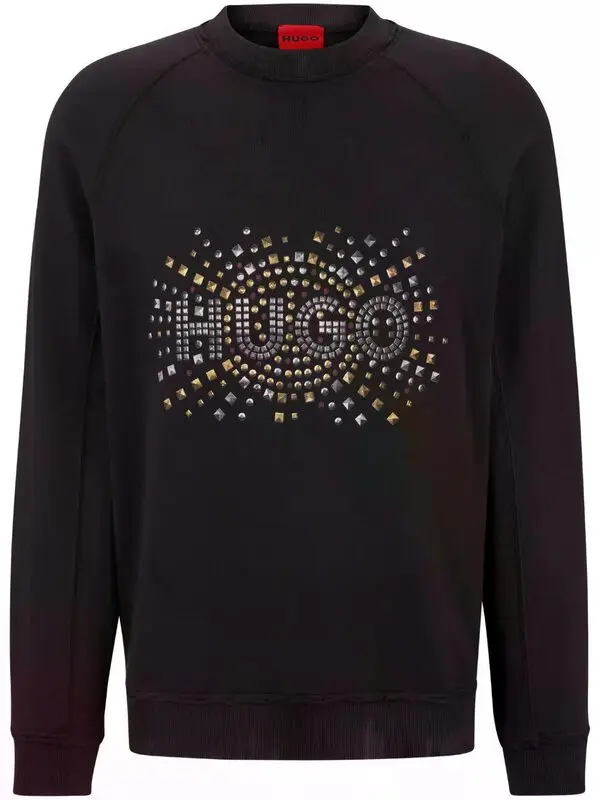 Hugo Logo-studded Cotton Sweatshirt
