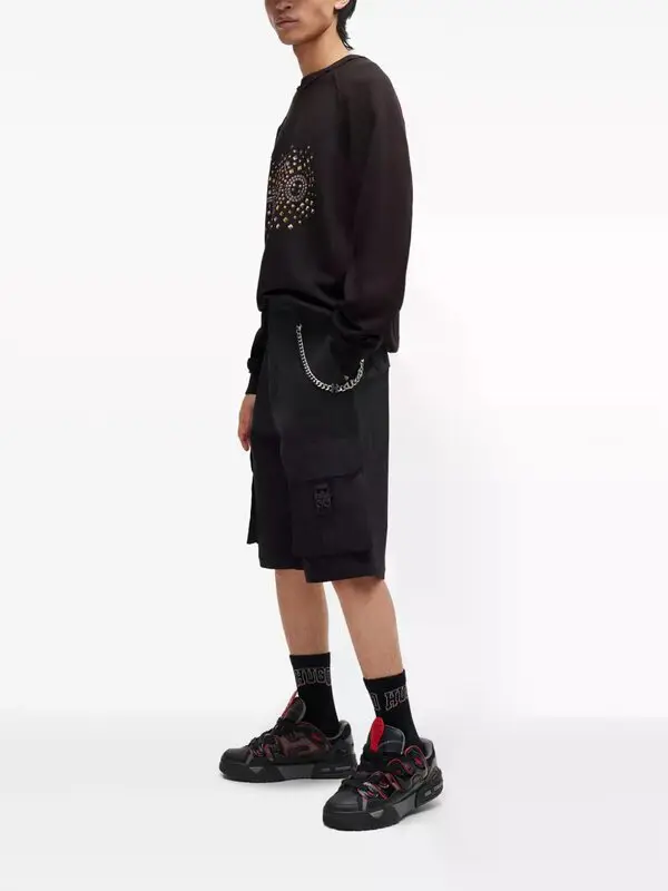 Hugo Logo-studded Cotton Sweatshirt