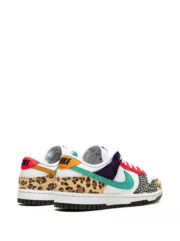 Nike Dunk Low Se Safari Mix Sneakers - White