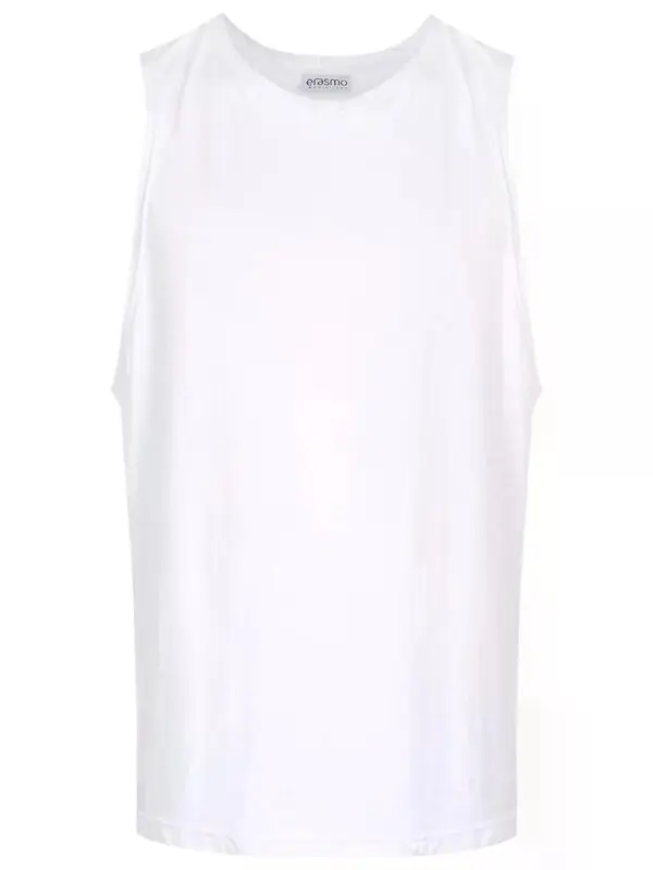 AMIR SLAMA Embroidered Logo Tank Top