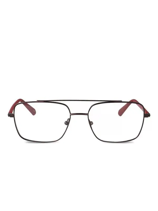 Calvin Klein Rectangle-frame Eyeglasses - Red