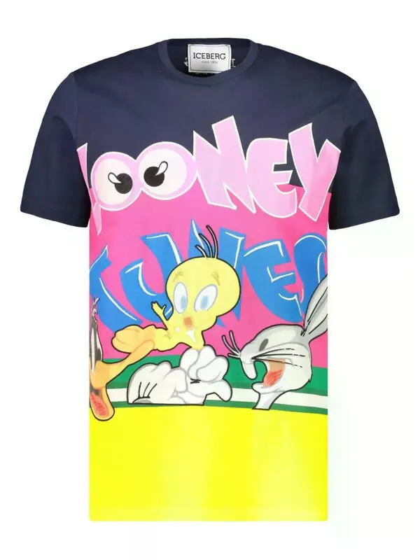 Iceberg Cotton T-shirt - Blue