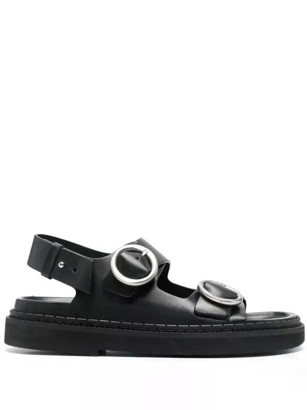 AMI Paris Leather Sandals