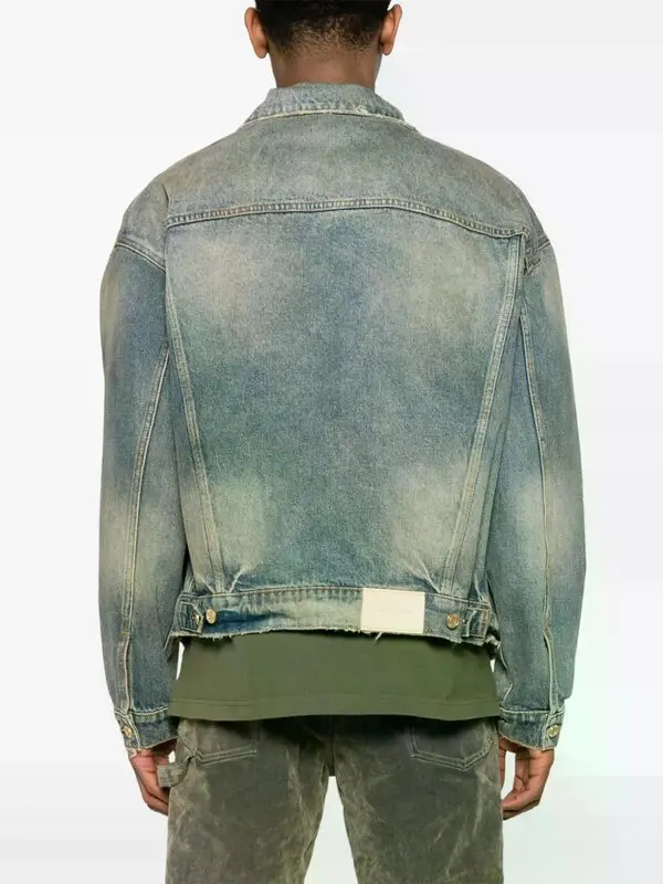 PURPLE BRAND P027 Oversized Denim Jacket