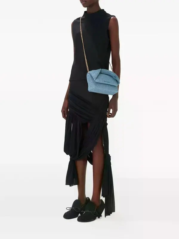 JW Anderson Asymmetric Draped Wrap Midi Skirt