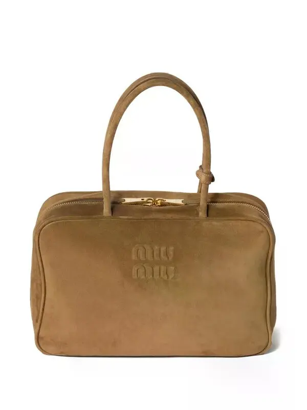 Miu Miu Beau Suede Tote Bag