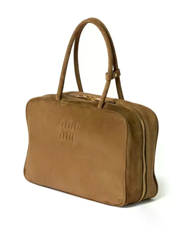 Miu Miu Beau Suede Tote Bag