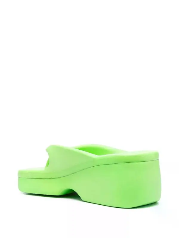 FORBITCHES Embossed Toe-strap Slides