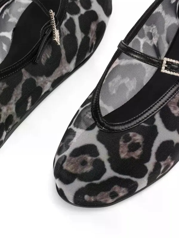 LE SILLA Danielle Leopard-print Ballerina Flats