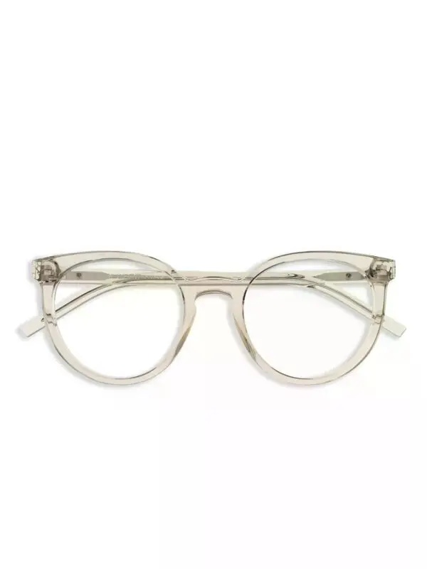 Saint Laurent Round-frame Glasses - Grey