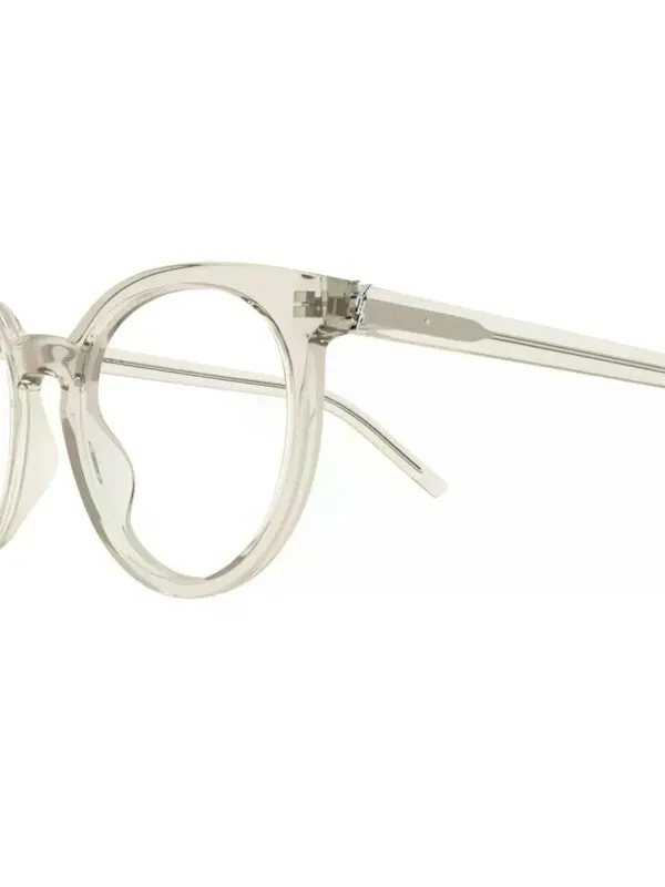 Saint Laurent Round-frame Glasses - Grey