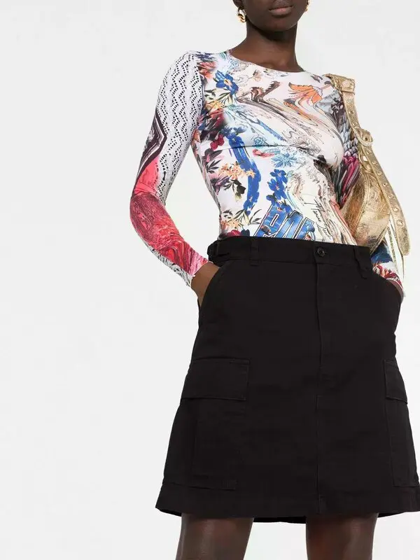 Balenciaga A-line Cargo Skirt