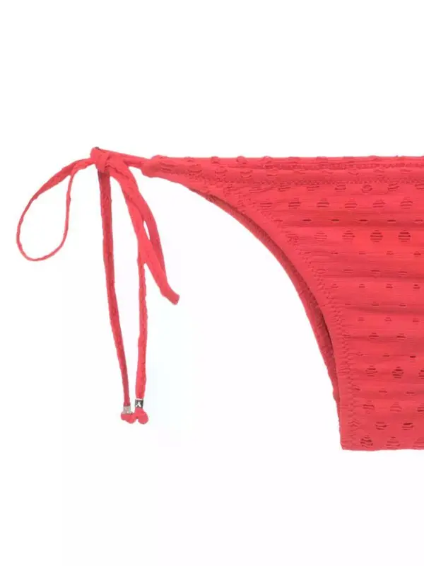 AMIR SLAMA Textured Triangle Bikini Set