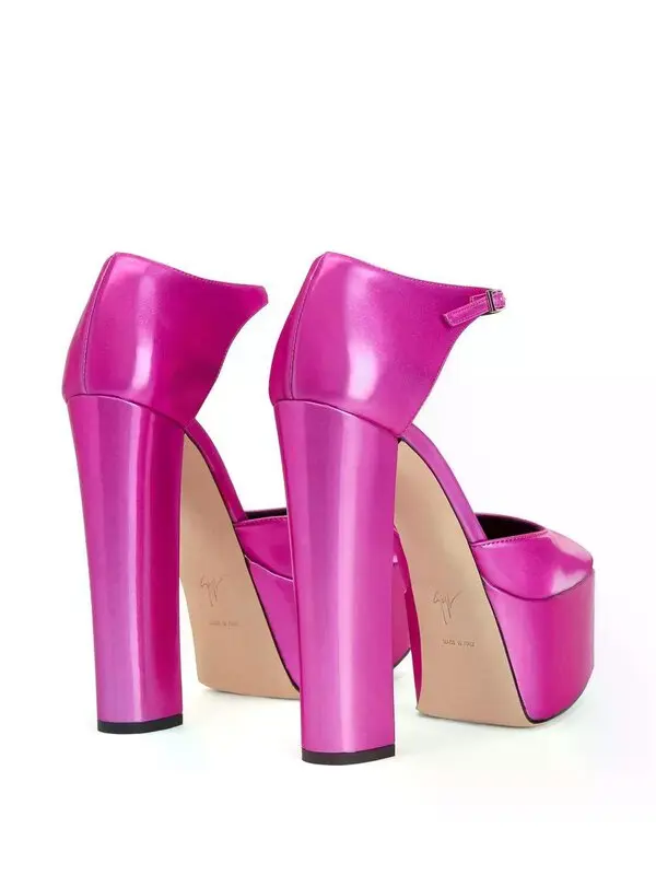 GIUSEPPE ZANOTTI 150mm Bebe Platform Pumps - Pink