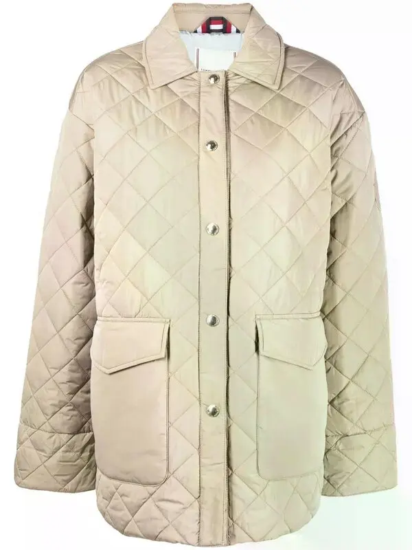 Tommy Hilfiger Quilted Button-up Coat