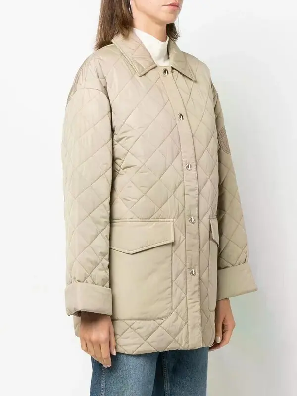 Tommy Hilfiger Quilted Button-up Coat