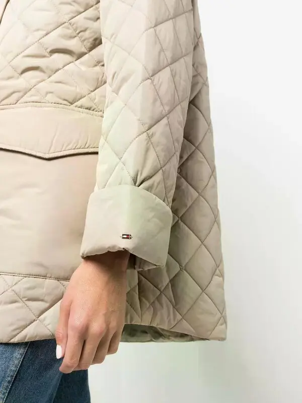 Tommy Hilfiger Quilted Button-up Coat