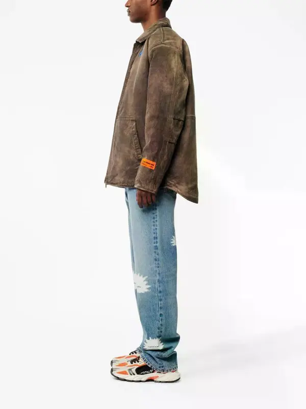 Heron Preston Logo-patch Cotton Jacket