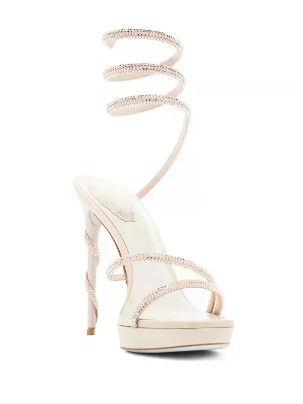 Rene Caovilla Crystal-embellished 120mm Stiletto Sandals