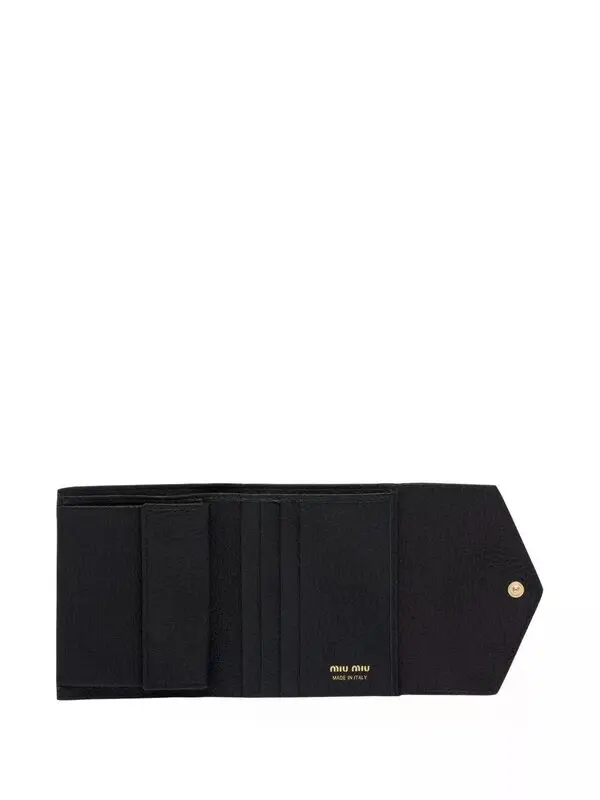Miu Miu Logo-lettering Compact Wallet