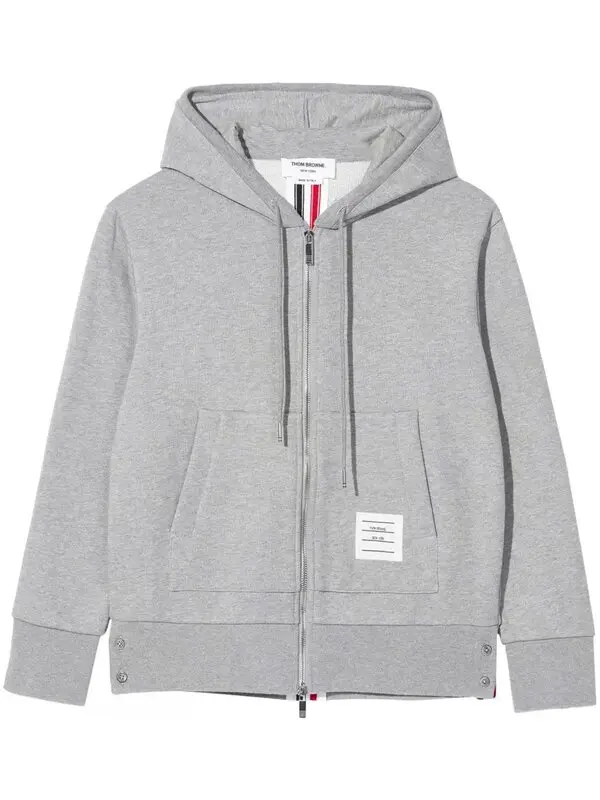 Thom Browne Rwb-stripe Cotton Hoodie